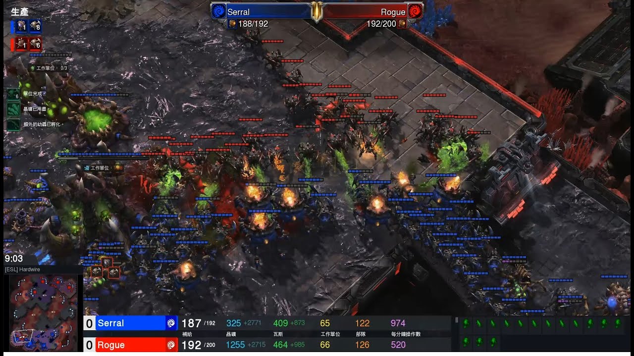 StarCraft II IEM Katowice 2022 Feb27 Rogue(Z) v Serral(Z) Game 1 MAPS ...