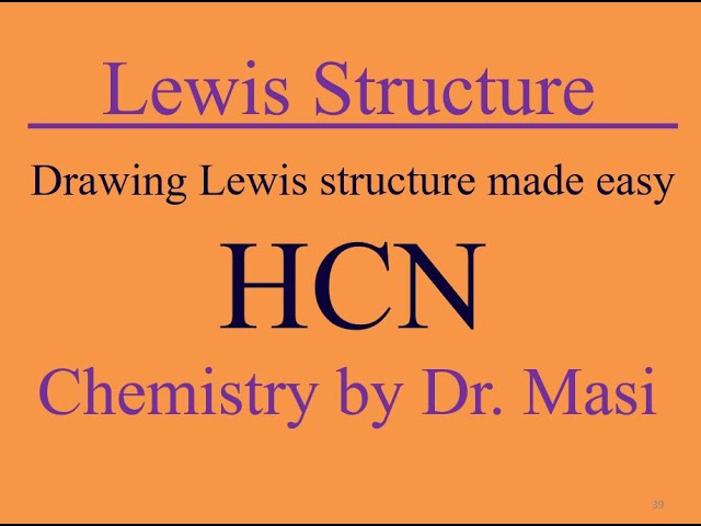 Electron Dot Structure For Hcn