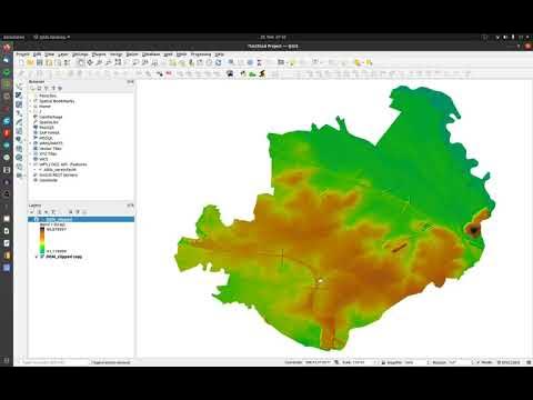 #31 QGIS - DEM visualization - YouTube