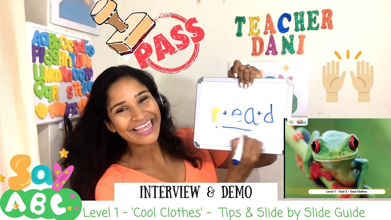 **Updated** SAY ABC - April 2018 - Level 1 - 'Cool Clothes' - SAYABC ...