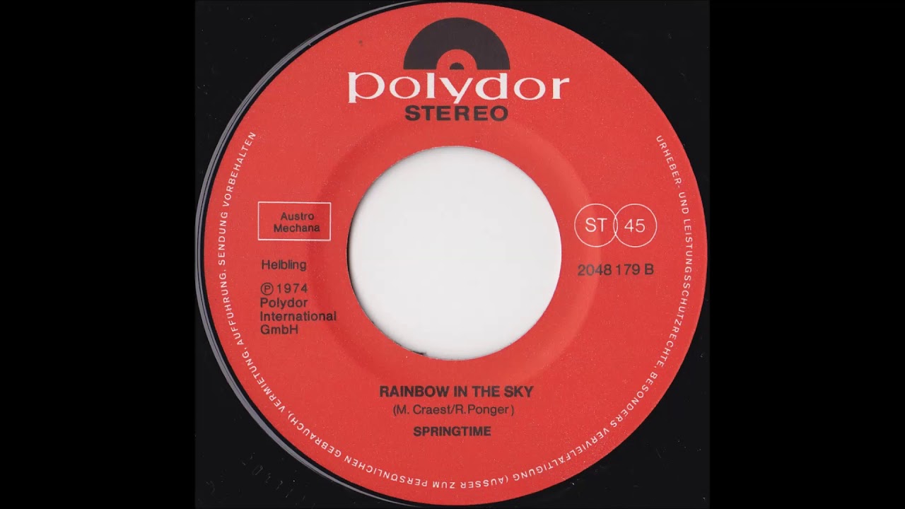 SPRINGTIME - RAINBOW IN THE SKY (aus dem Jahr 1974) Austropop-Rarität - YouTube
