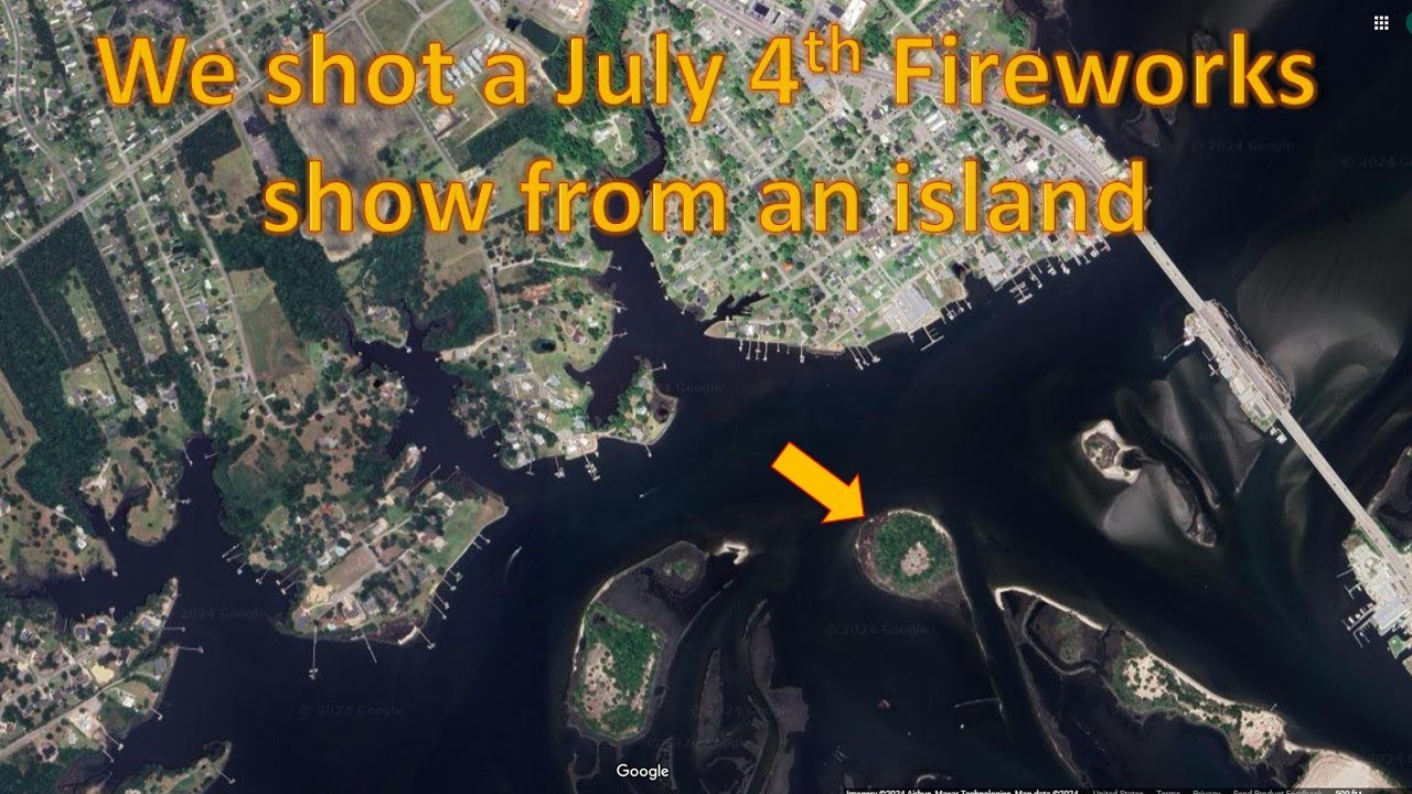 We shot a 1.3g Fireworks Show From an Island - NC with Pyrostar - YouTube
