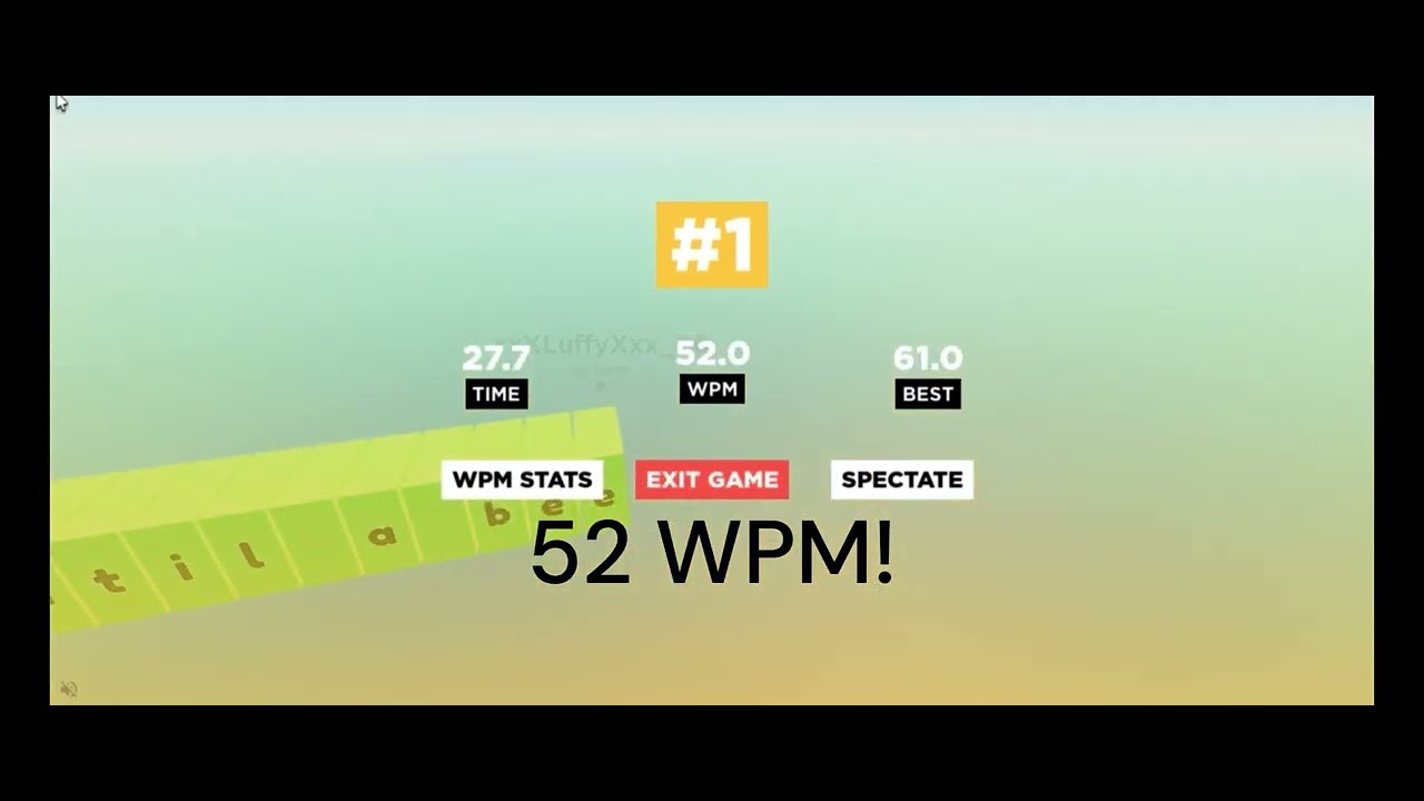 Type race - Roblox - YouTube
