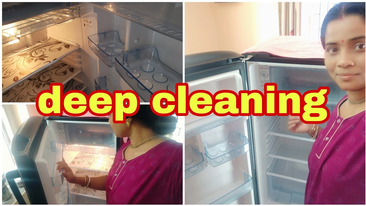 refrigerator clean || how I deep clean my refrigerator in 30 minutes ...