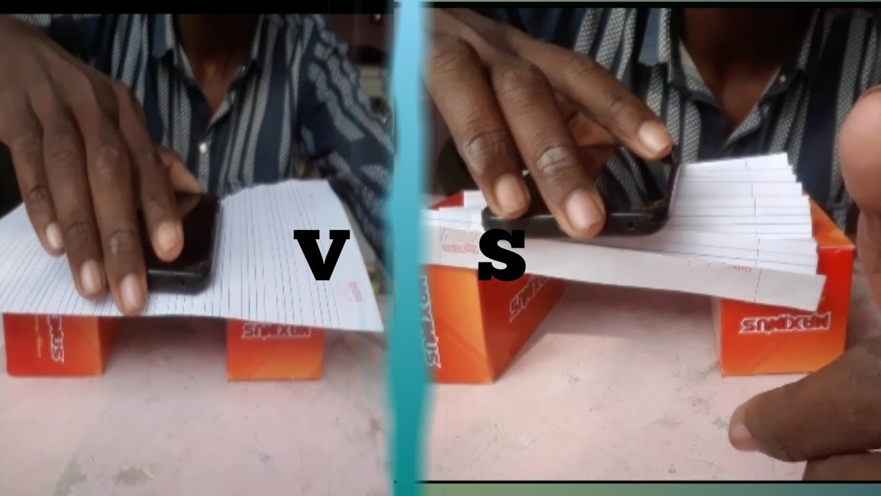 पपेर के ऊपर फोन को रखे पायंगे how to simpel paper per mobile phone ...