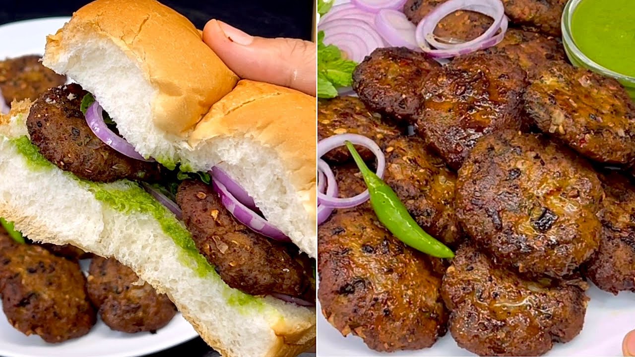 Mumbai Street Style Kabab Pav Recipe | - YouTube