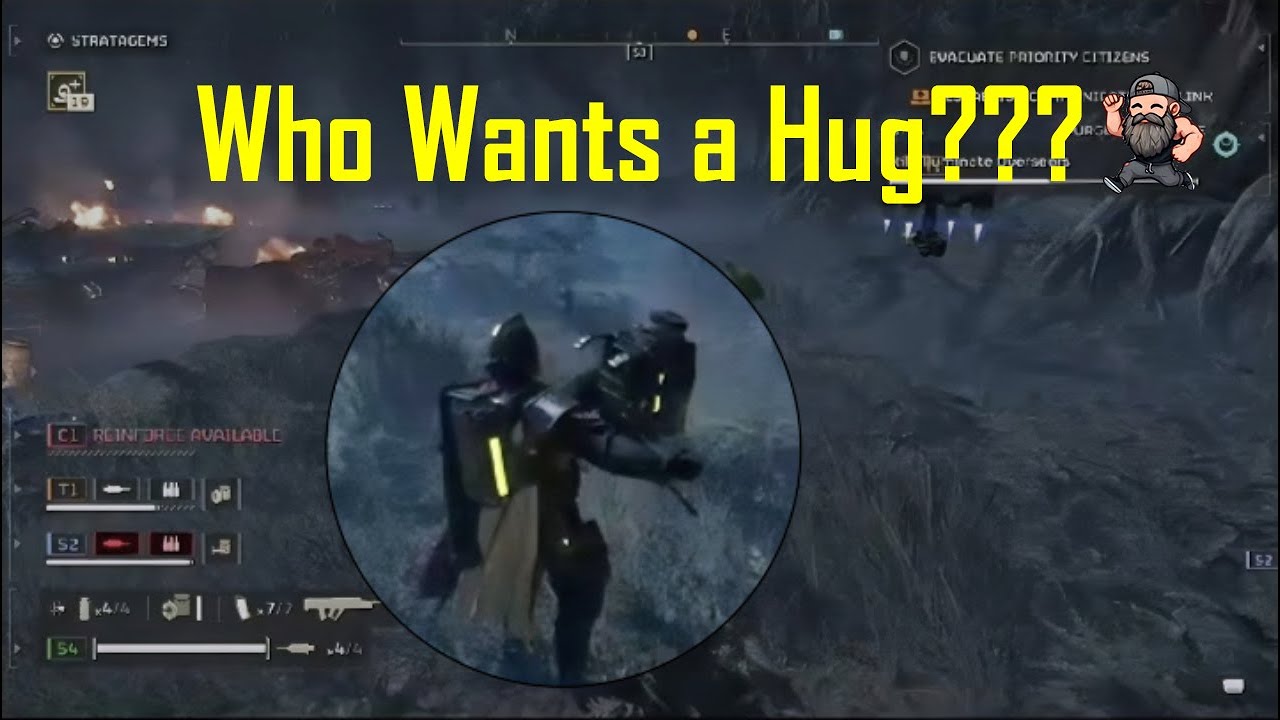 Helldivers 2 Glitch Makes Me Invisible... but My Backpack’s Still There! 😂 | Emote Hug Fail ...