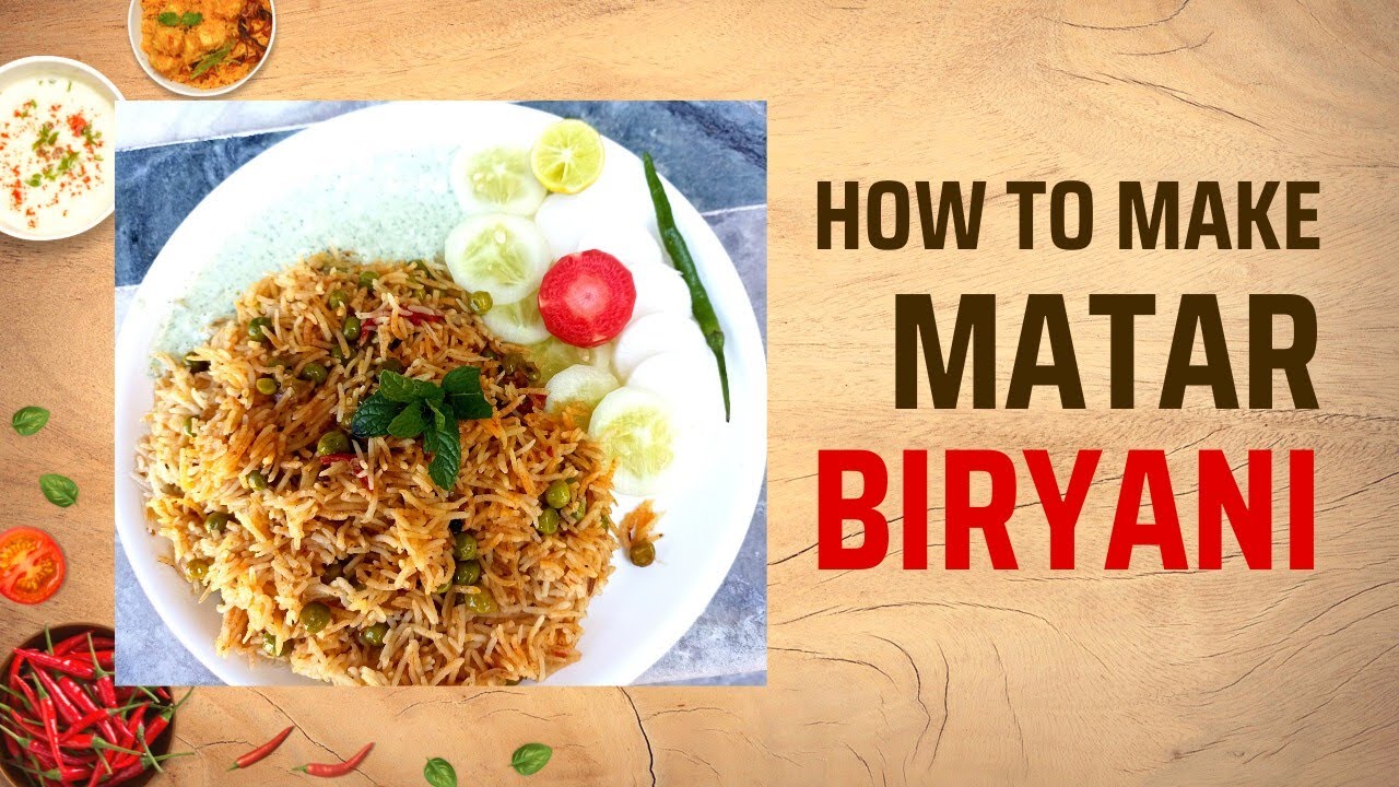 Easy and Delicious Matar Biryani recipe 😋 like share and subscribe this ...