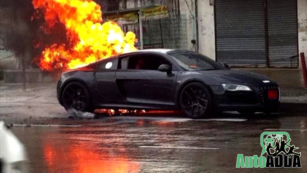 New Audi R8 Caught Fire In Thailand | CHECKOUT - YouTube