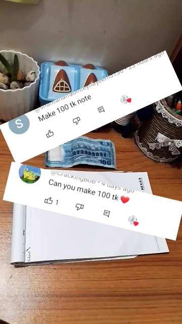 (subcriber's demand) Drawing BDT 100 tk note #youtube #shorts # ...