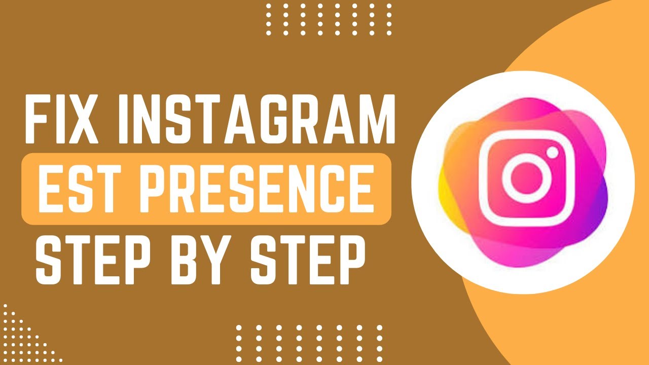 How To Fix Established Presence On Instagram - Tutorial ! - YouTube