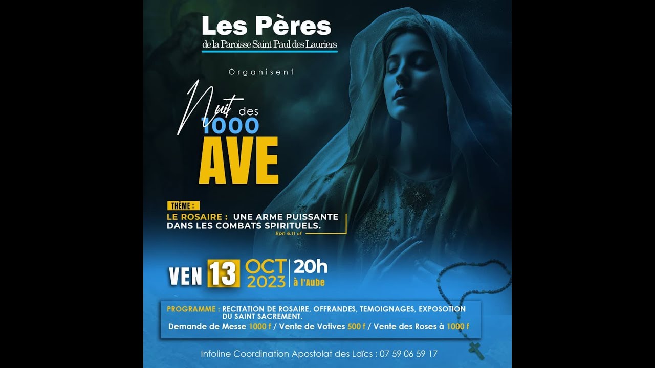 MOIS D'OCTOBRE - MOIS DU ROSAIRE | PAS UN SEUL JOUR SANS UN AVE MARIA ...