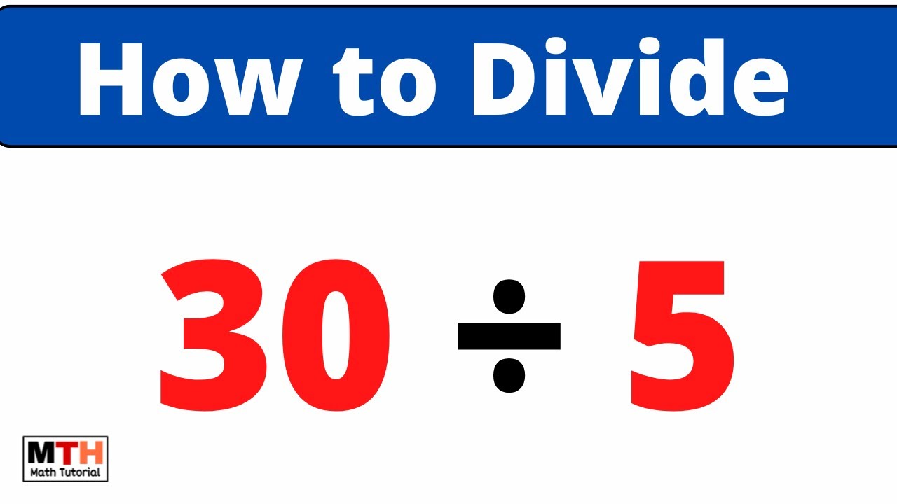 30 Divided By 5 30 5 YouTube
