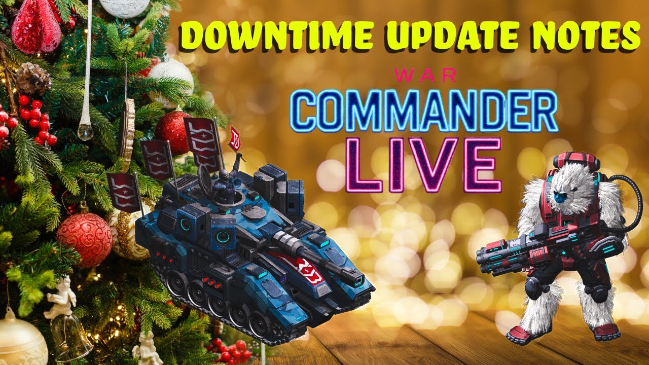 War Commander Live: Downtime Update Notes - Kixmas is Here! - YouTube