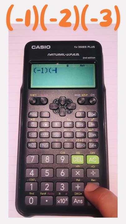 Multiplying negative numbers #calculator #number - YouTube