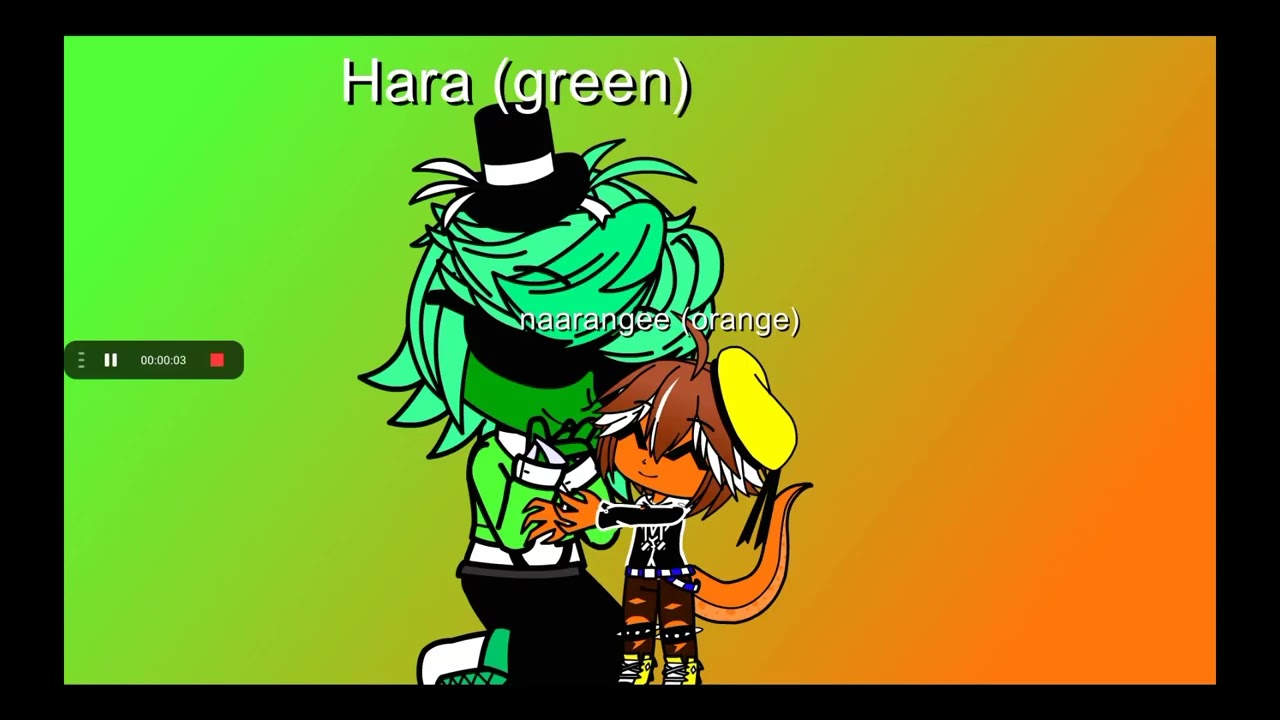 green x orange [gacha club] - YouTube