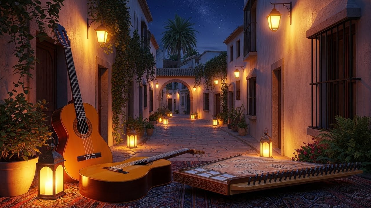 Andalusian Nights – Flamenco Guitar & Qanun Fusion for Relaxation ...
