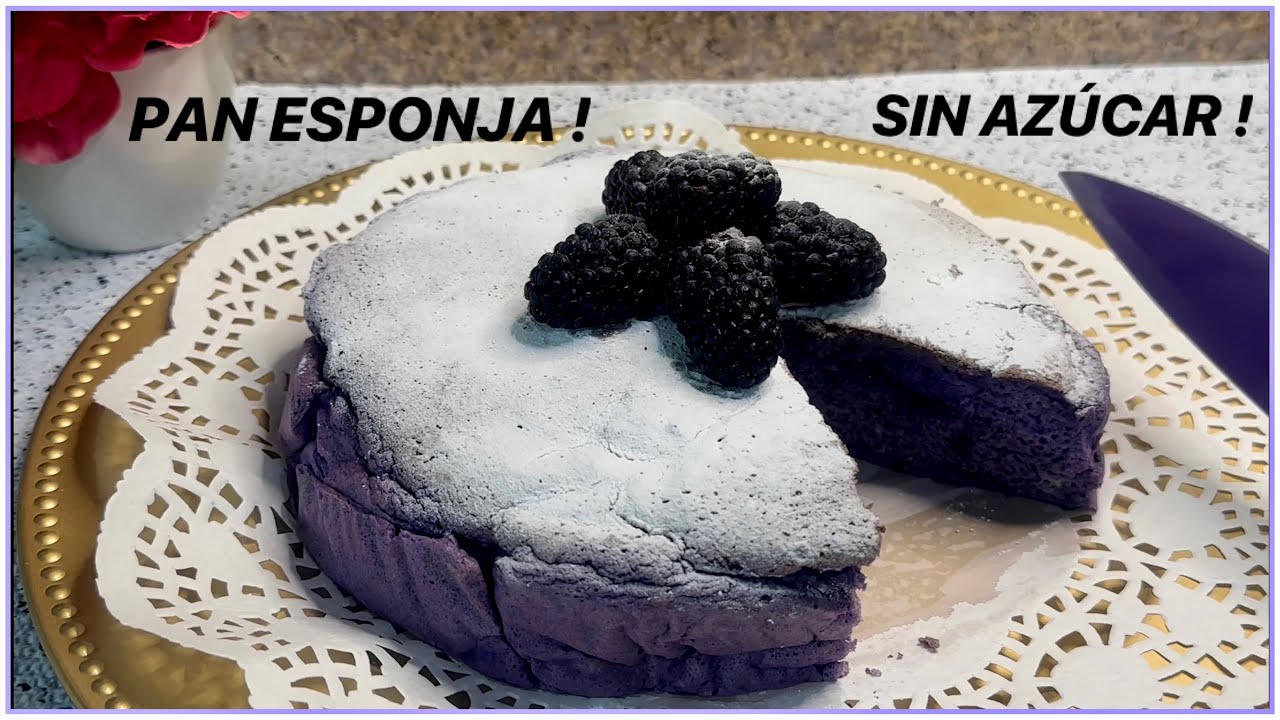 PAN ESPONJA bien fácil sin gluten ni azúcar Keto / MAY / #may #pan # ...