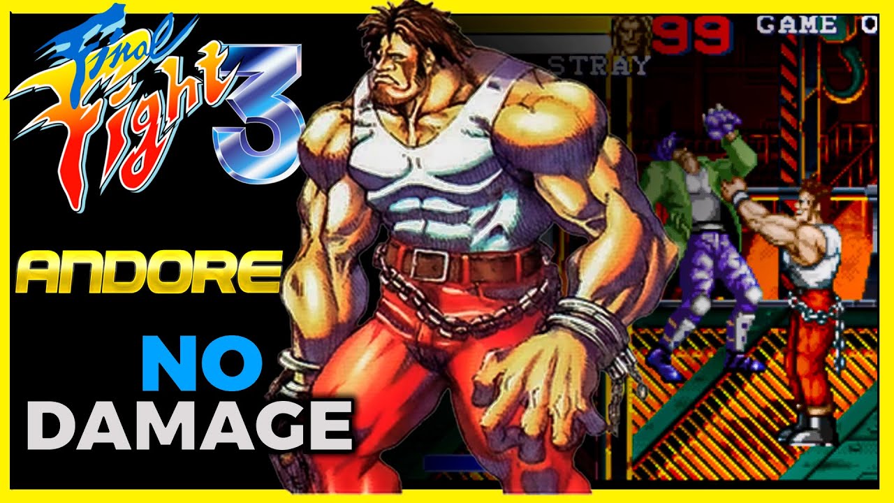 [Enemy hack] Final Fight 3 (ファイナルファイト タフ) - Andore SEM DANO TAS - YouTube