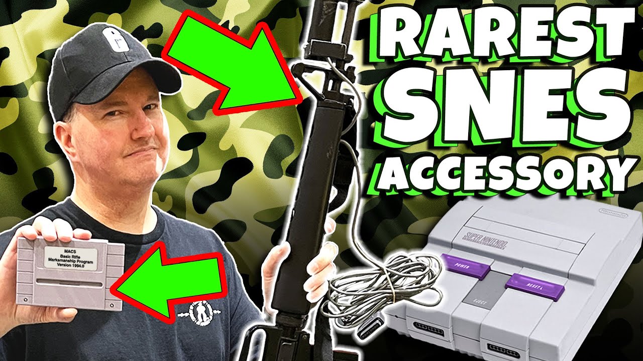 One of the RAREST SNES Carts & Light Gun - YouTube