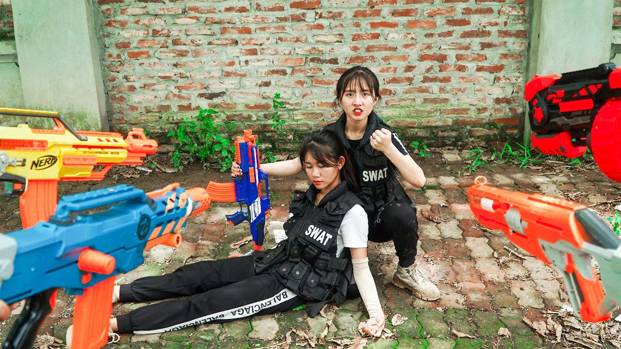 Xgirl Nerf Films: Warriors SEAL X Girl Girl Nerf Guns Criminal Group ...