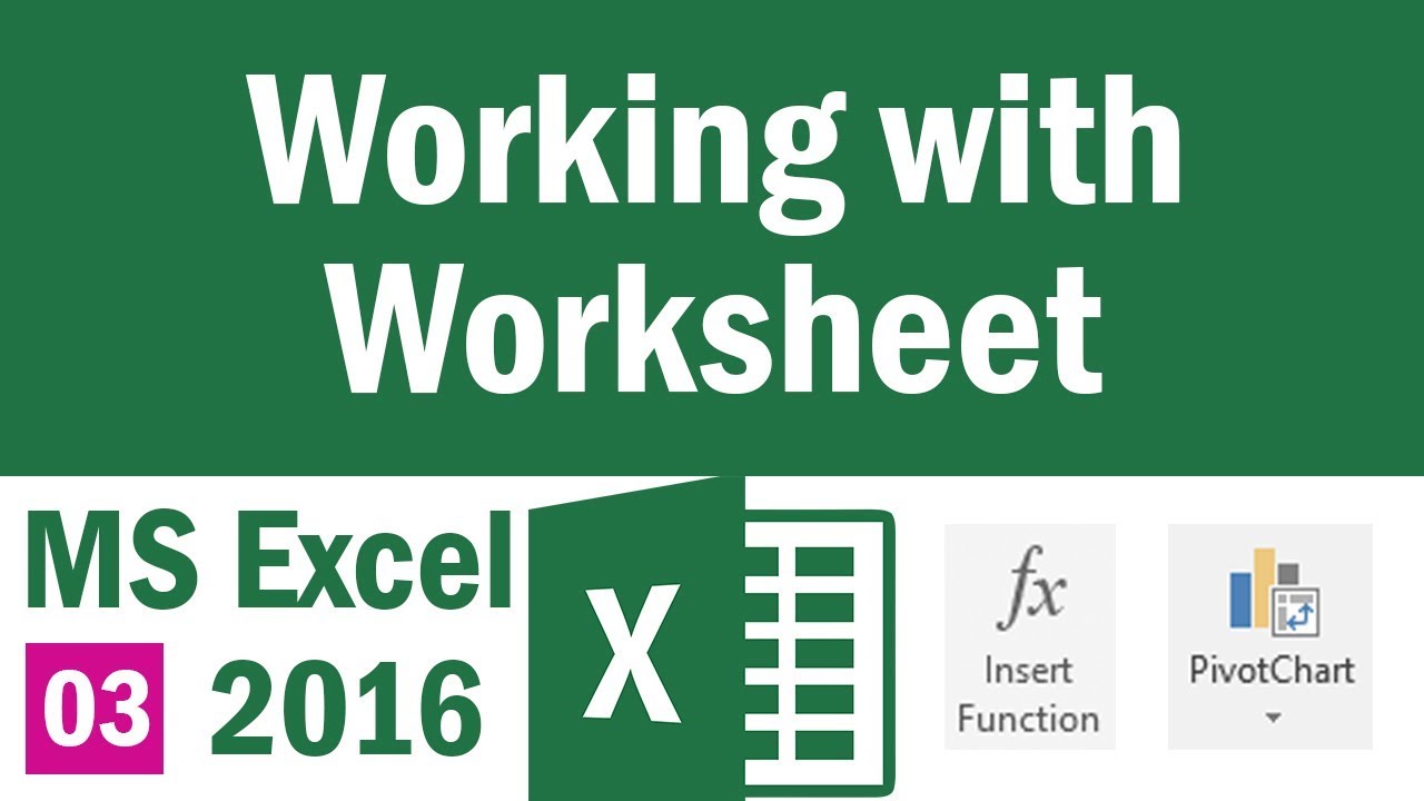 Working With Worksheet In MS Excel Part 03 Microsoft Excel working-with-worksheet-in-ms-excel-part-03-microsoft-excel