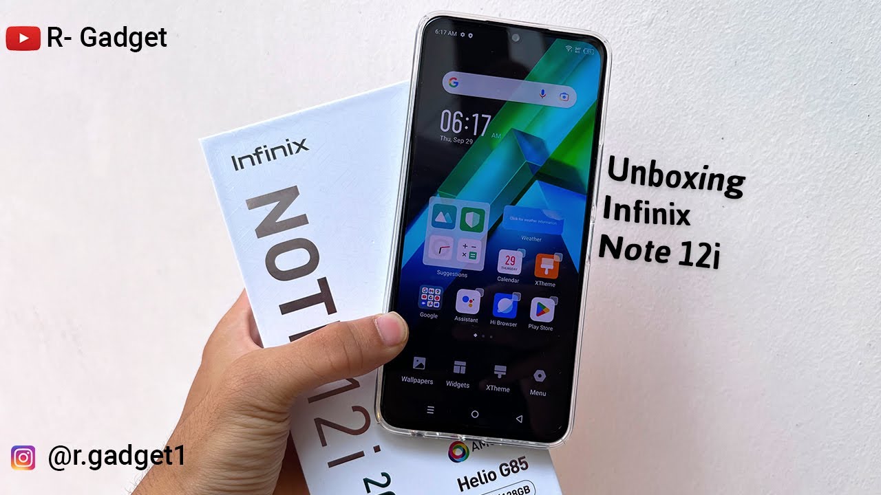 Unboxing Infinix Note 12i - YouTube