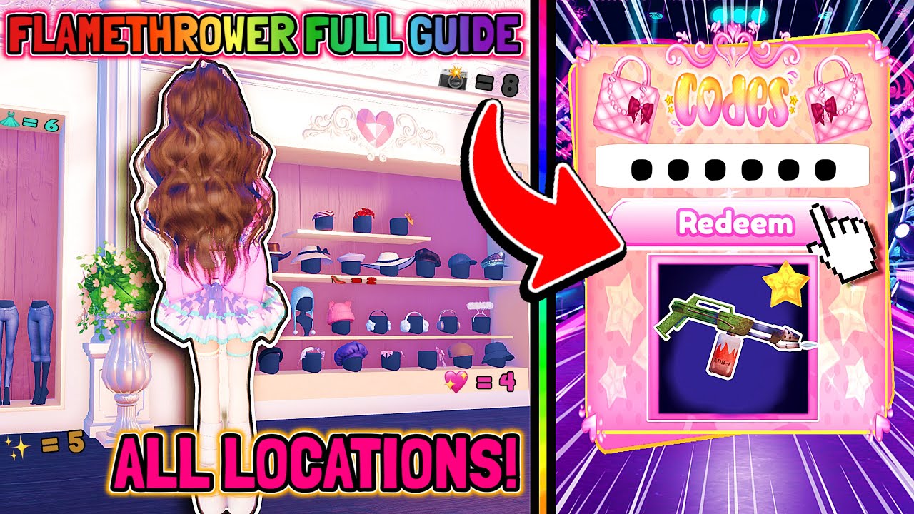 ⚠️QUICK! How to get the FLAMETHROWER CODE! | *ALL* 15 LOCATIONS + Full ...
