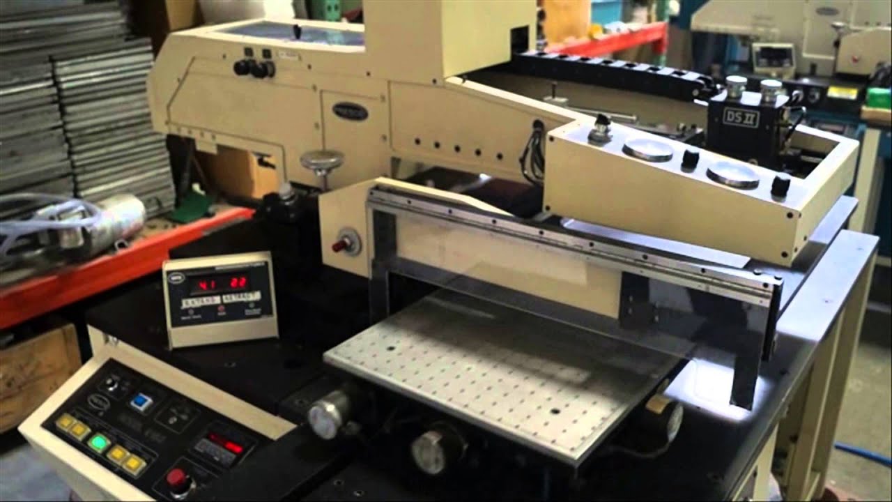 AMI MSP-9156 Screen Printer SN 747515 - YouTube