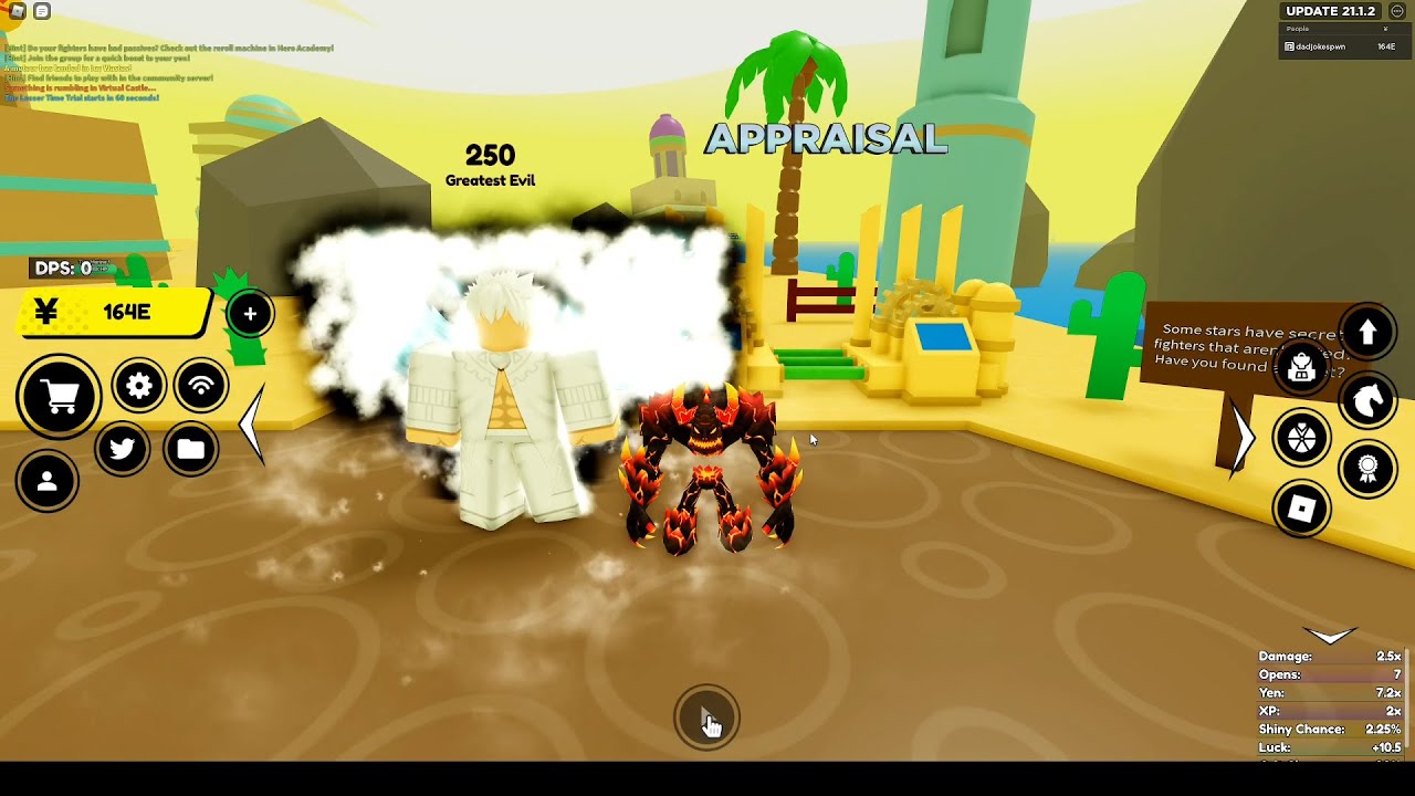 Max Level (250) Shiny Greatest Evil (Zeref) Showcase with God Passive ...