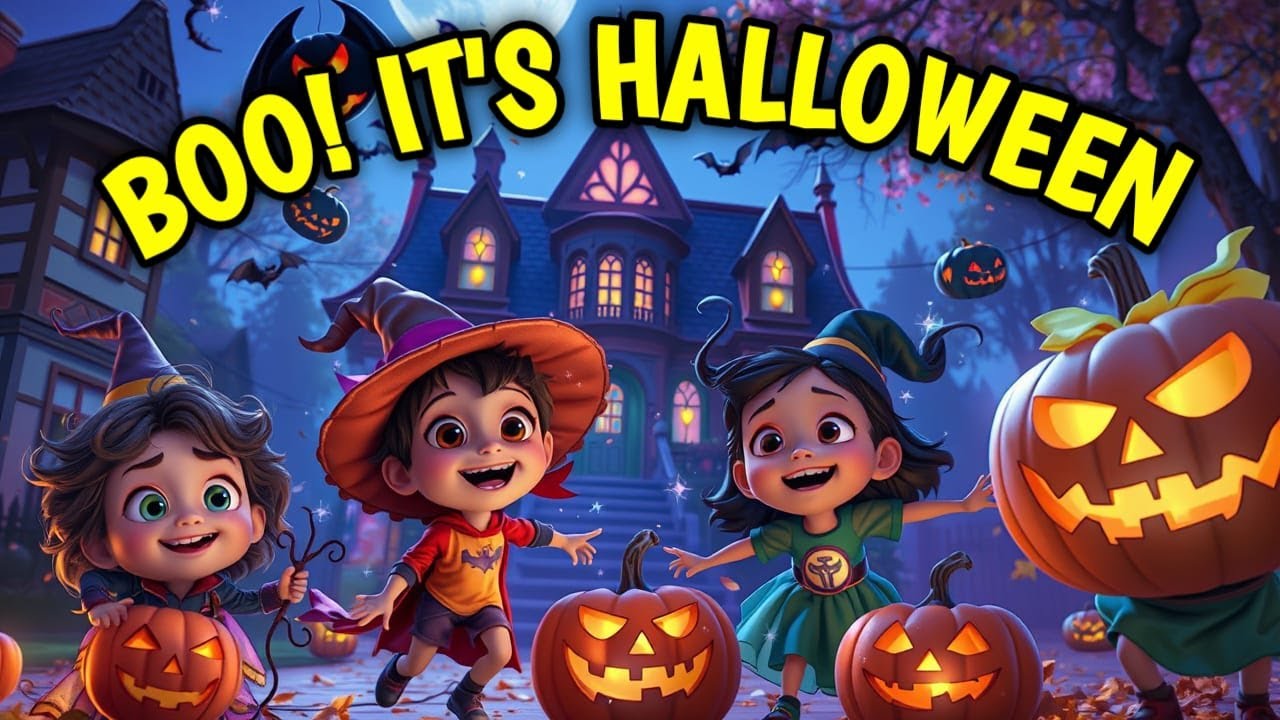 Boo! It's Halloween | Halloween Song for Kids | Catchy & Fun Halloween ...