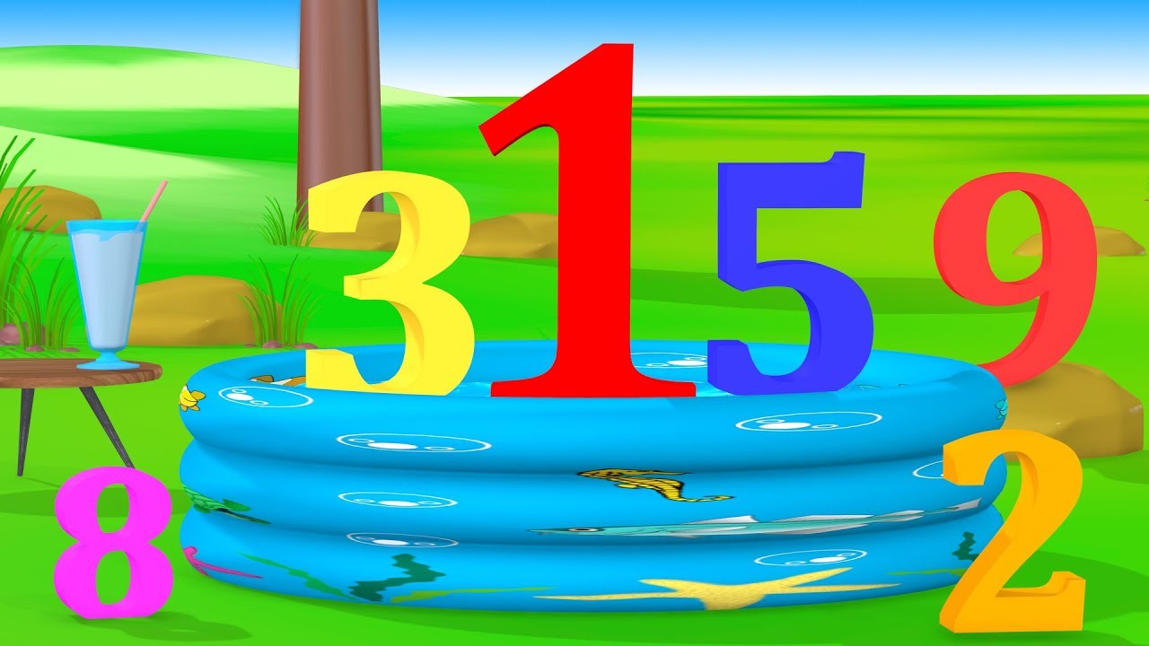 The Numbers Song | Learning For Kids Toddlers | Learn To Count From 1 ...