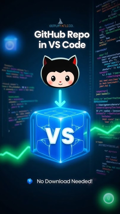Open GitHub Repo in VS Code Instantly! 🚀| Github tutorial #shorts # ...