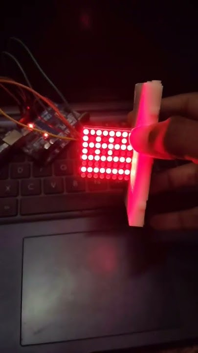 Led matrix project with Arduino#arduino #iotproject #ledmatrix #scienceproject - YouTube