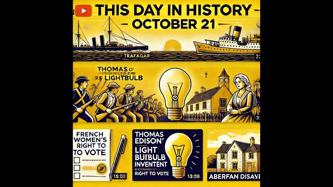This Day in History At a Glance – October 21 - YouTube