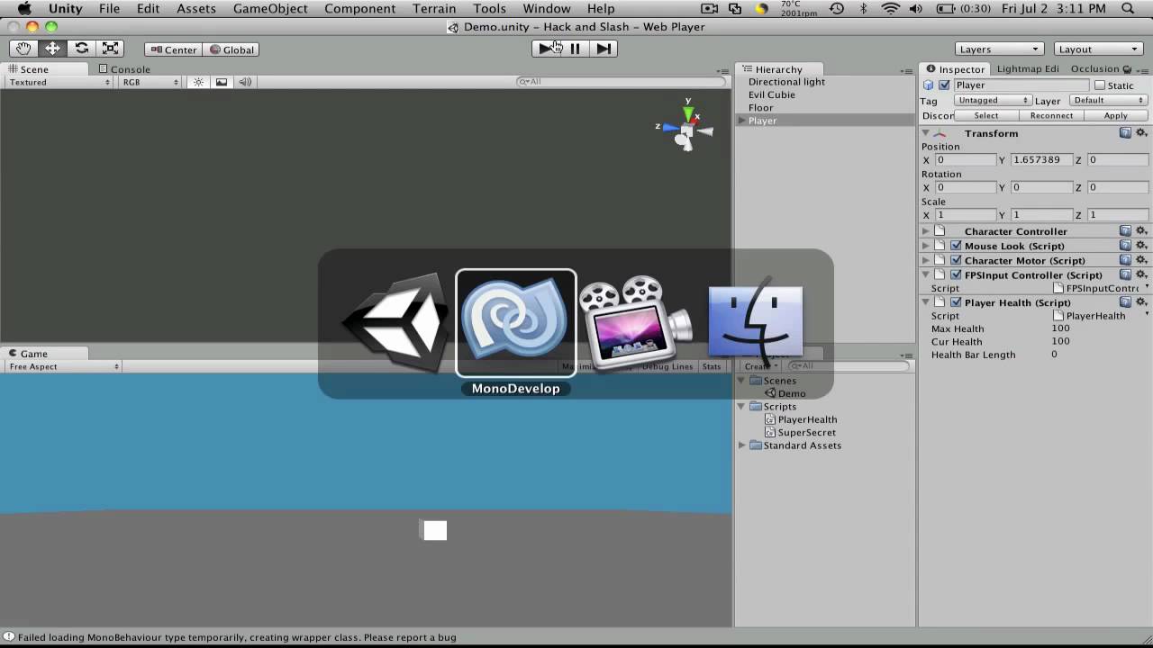 2. Unity3d Tutorial - Health Bar 2/2 - YouTube