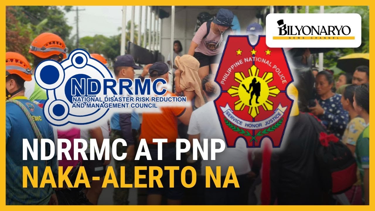 NDRRMC, itinaas sa red alert status dahil sa bagyong ‘Tino’; PNP naka ...