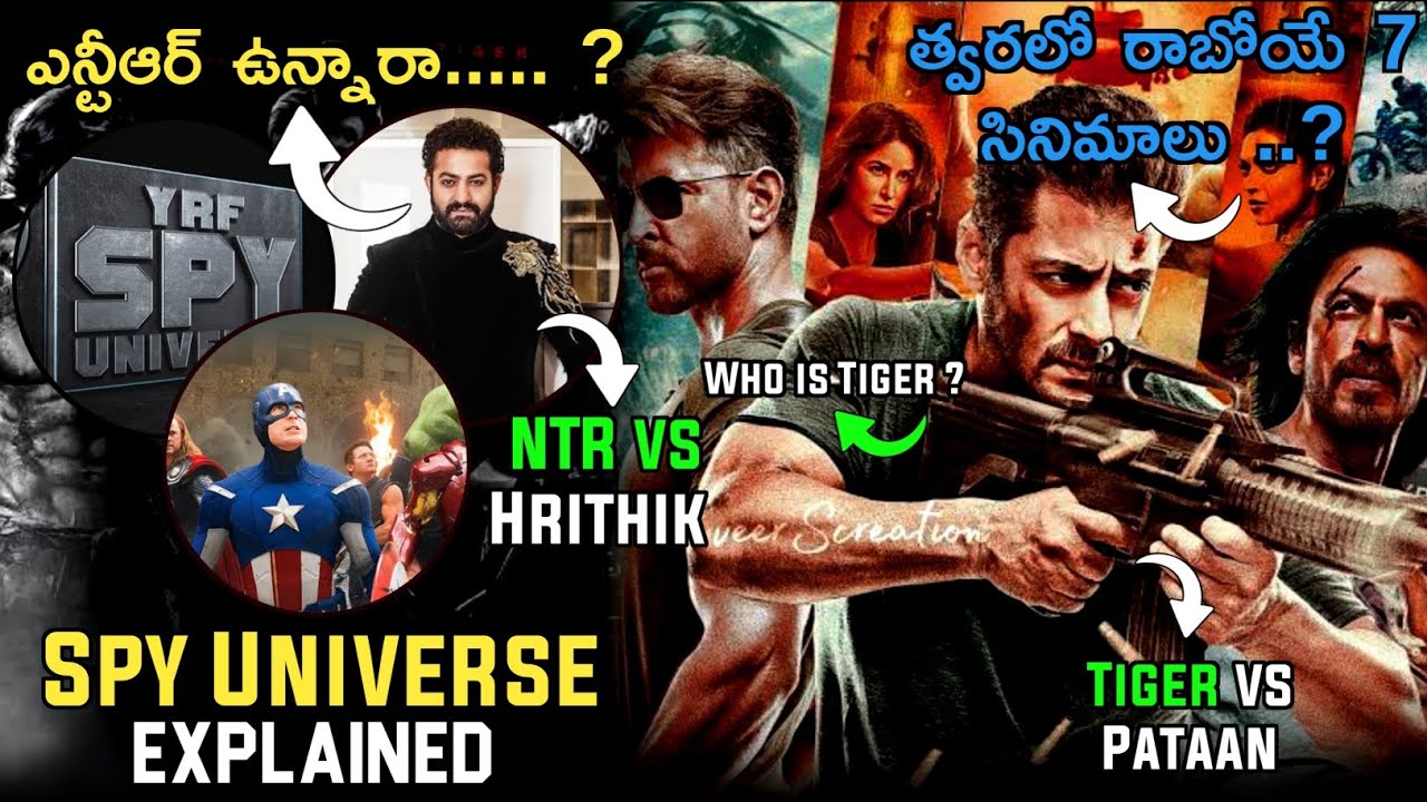 Spy Universe Explained Telugu | Yrf SpyUniverse Movies Story Explain ...