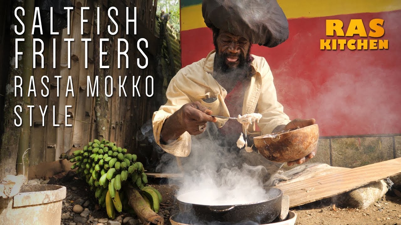 Frying Saltfish Fritters (Rasta Mokko Style) part 2 - YouTube