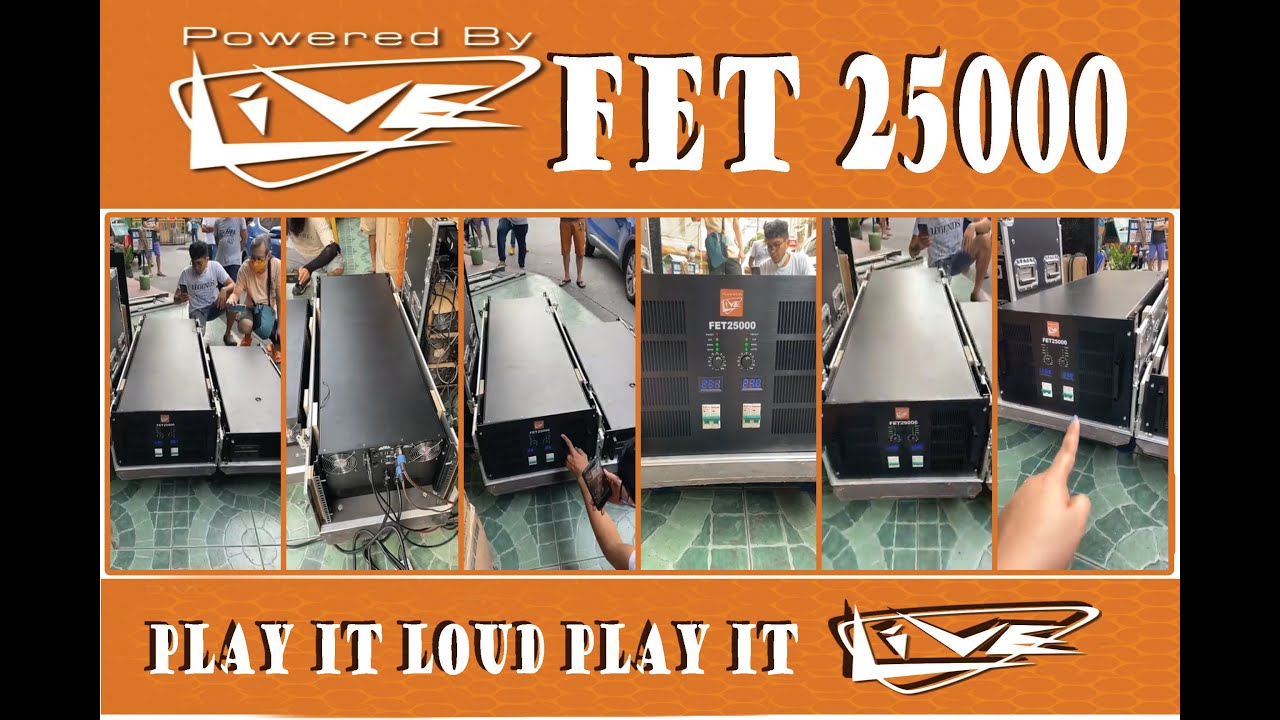 NEW LIVE FET 25000 and FET 12000 - YouTube