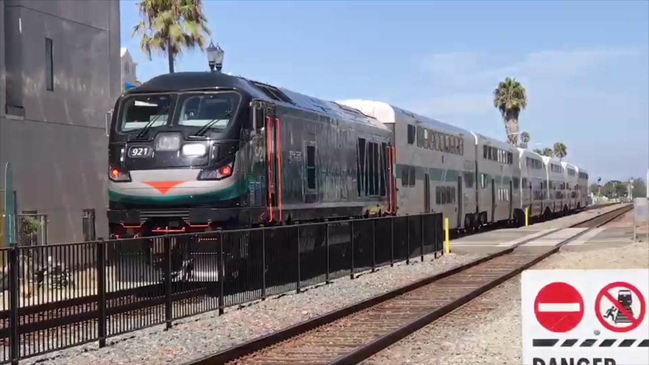 9/14/19 San Clemente-Oceanside Commute Feat Amtrak Coaster Sprinter ...