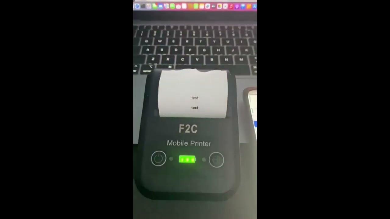 printing with ionic app using bluetooth - YouTube
