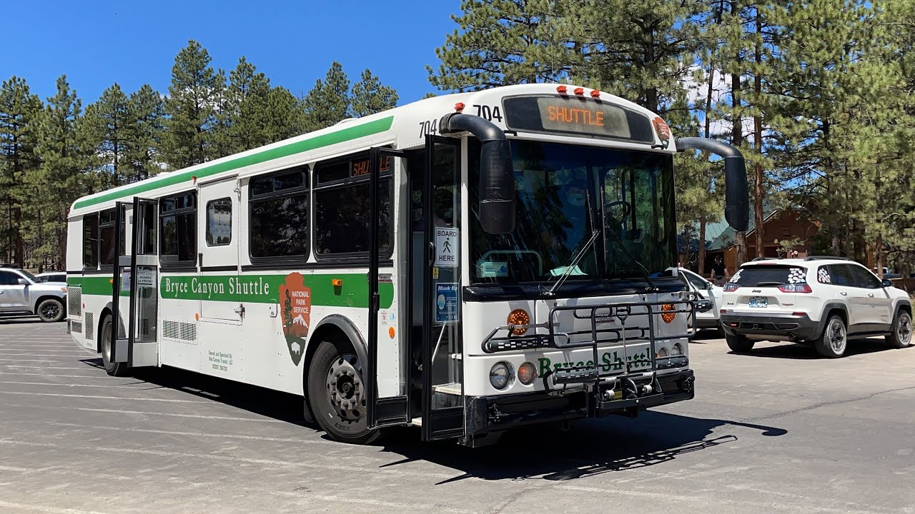 2017 Thomas HDX Ride Along Part 1 - Bus 704 - Bryce Canyon Shuttle Bus ...