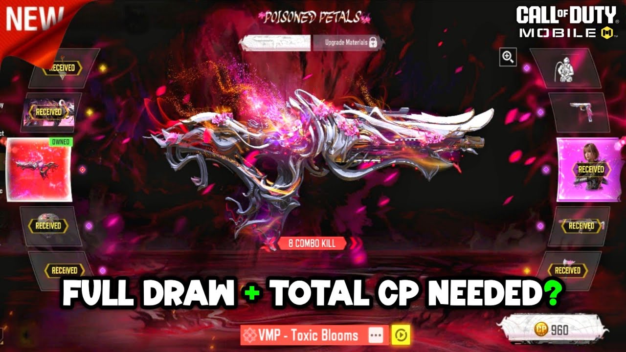 Buying New Mythic VMP - Toxic Blooms CODM | Poisoned Petals Mythic Draw ...