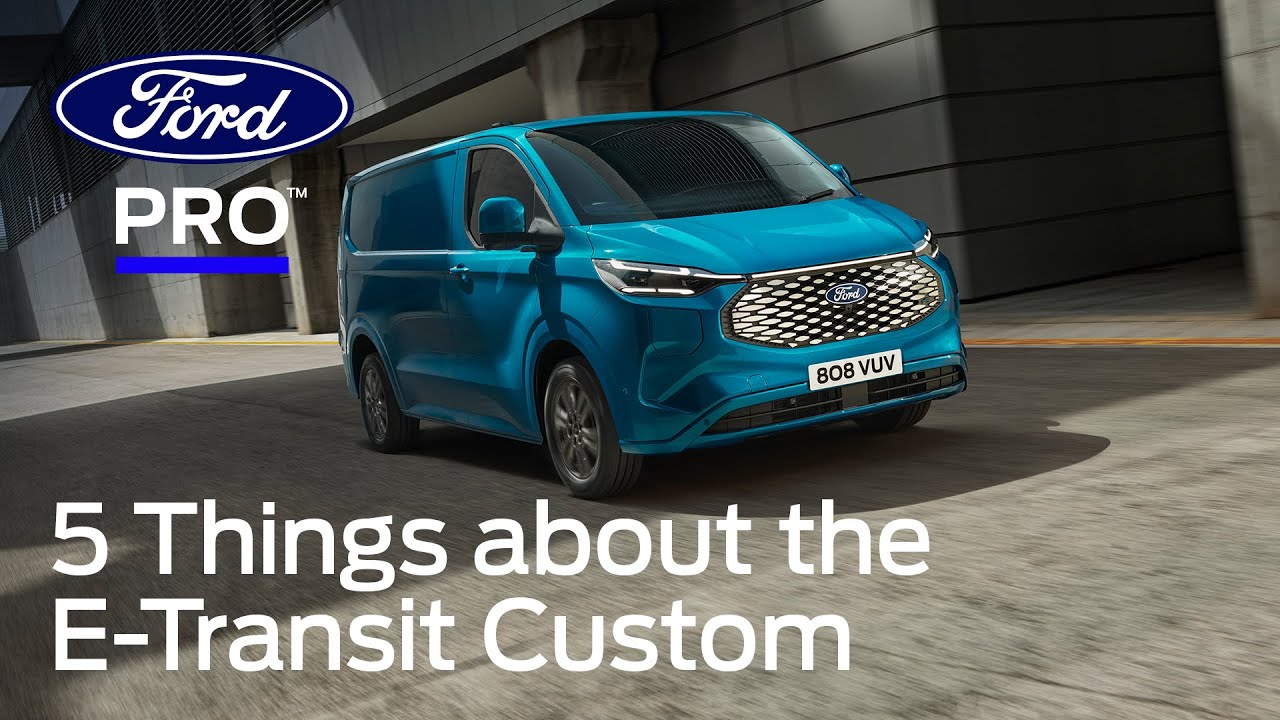 The New E-Transit Custom by Ford Pro | Things You Need to Know - YouTube