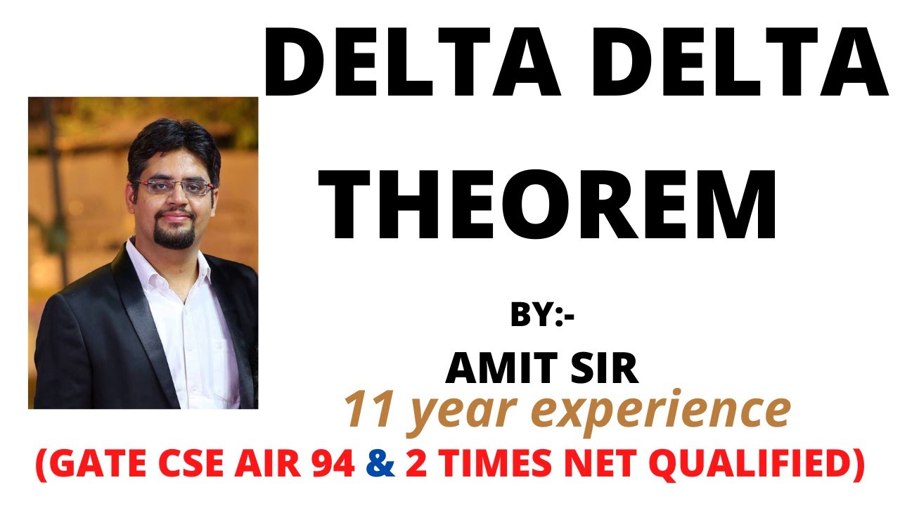 delta delta theorem - YouTube