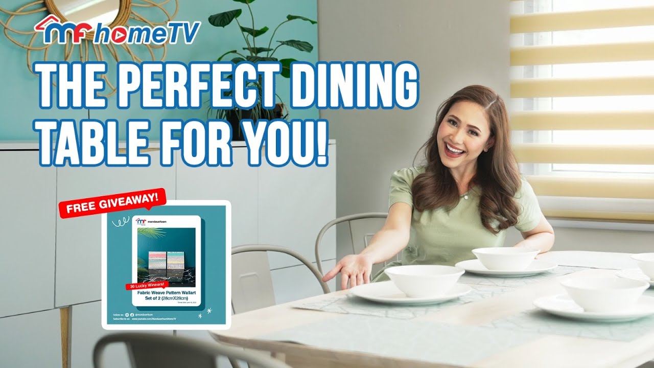 Find the Perfect Dining Table for your Home | MF Home TV - YouTube