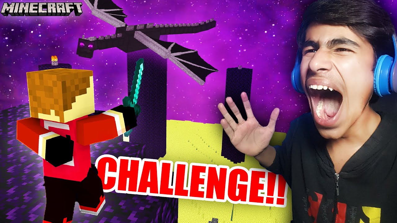 I Take Challenge to Play Minecraft with One Hand |Vibey Gamers - YouTube