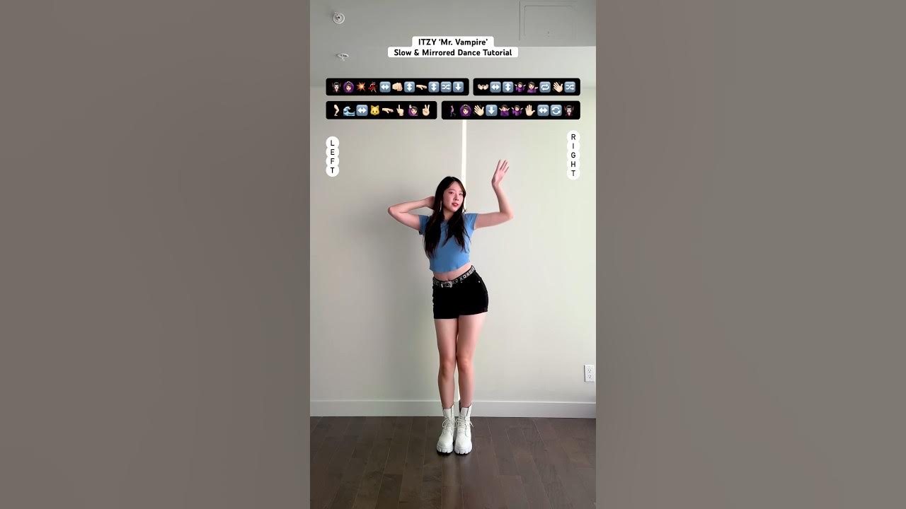 ITZY ‘Mr. Vampire’ Slow & Mirrored Dance Tutorial 🧛🏻‍♀️🖤 #itzy #mrvampire #dancetutorial - YouTube