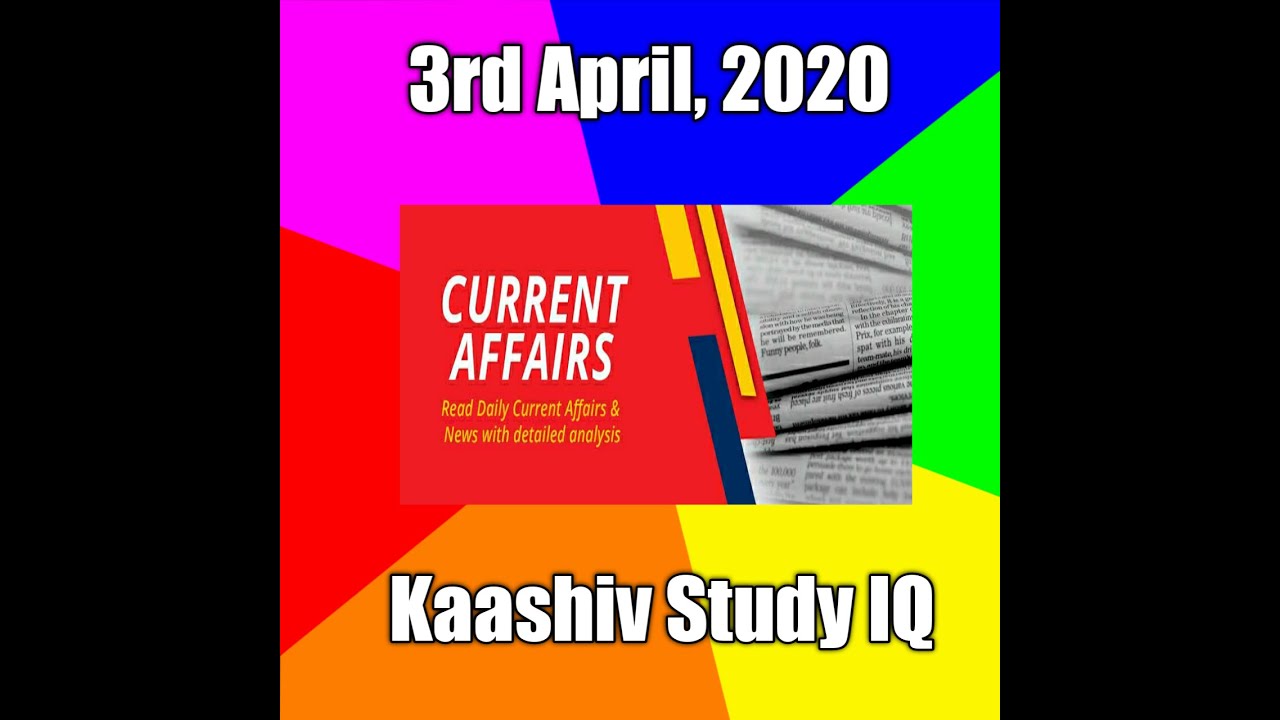 current affair discussion ##3rd April,2020## - YouTube